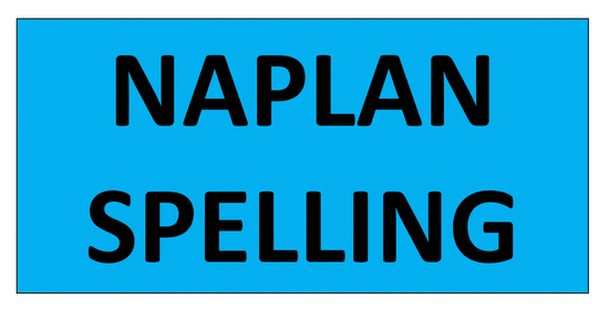 NAPLAN Spelling Year 5 – Kilbaha Education